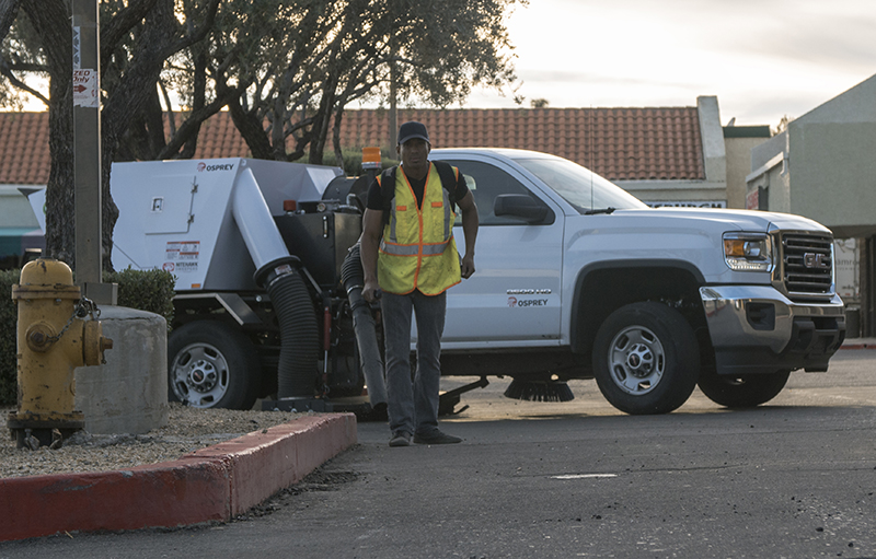Commercial Parking Lot Sweeping Service | Phoenix, Scottsdale